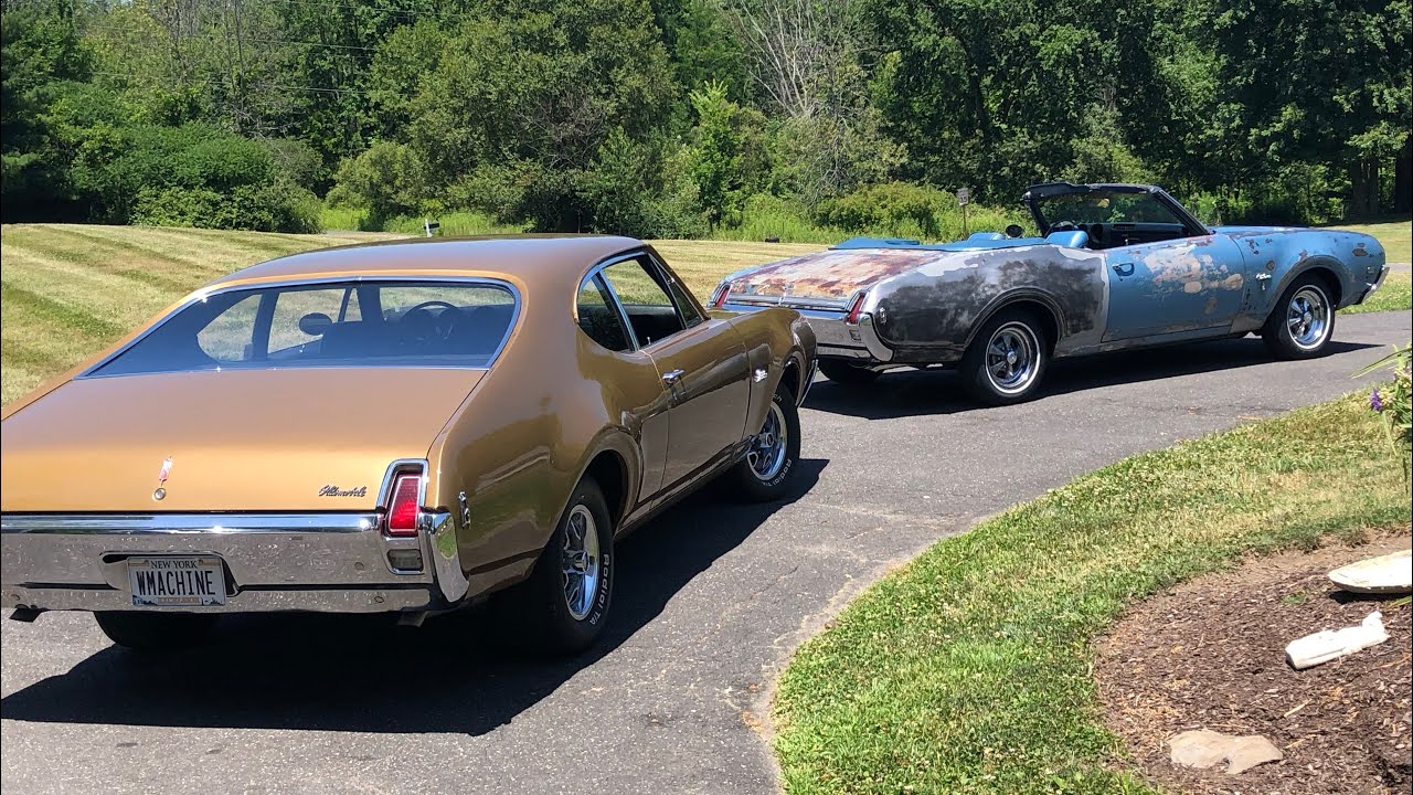Oldsmobile Rocket 350 Exhaust Sound - YouTube