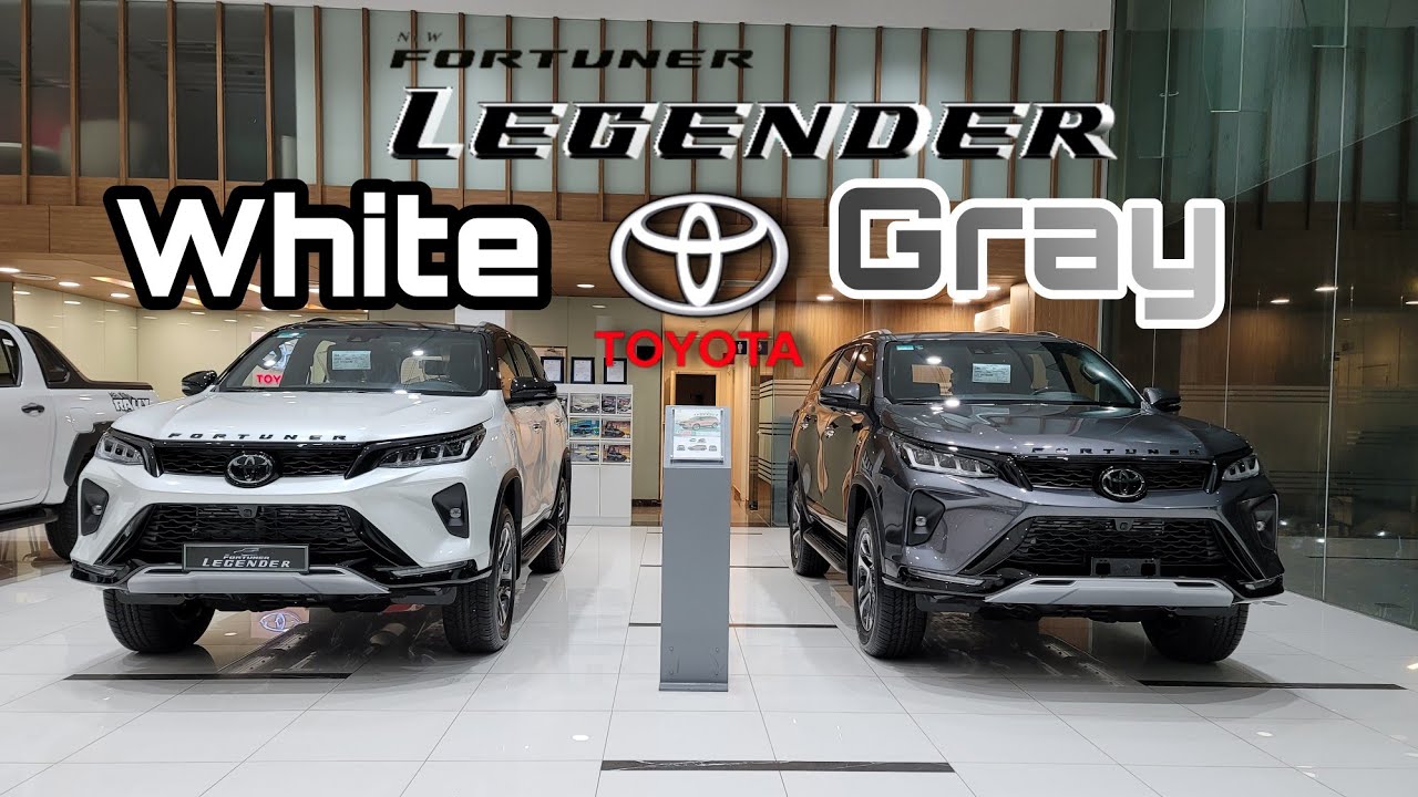 2023 Toyota Fortuner Legender |Mid-Size SUV| White & Gray-In depth walk ...