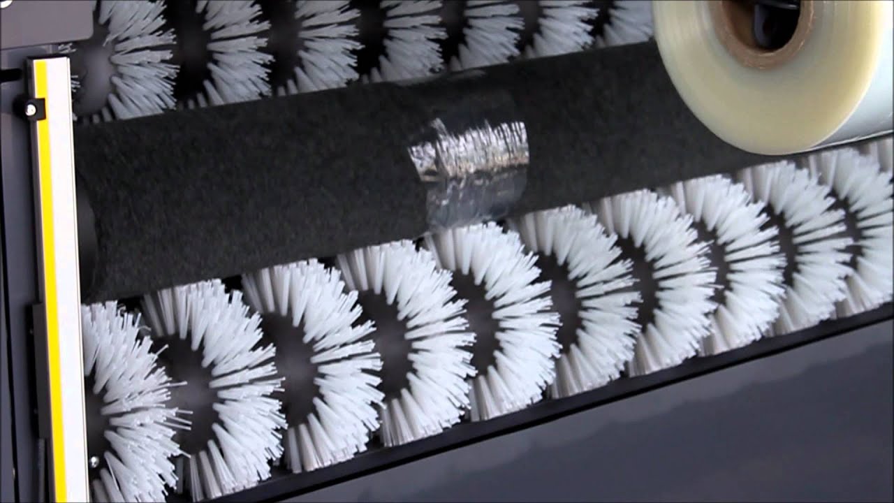 Inwatec Roll Machine with inline binding - YouTube