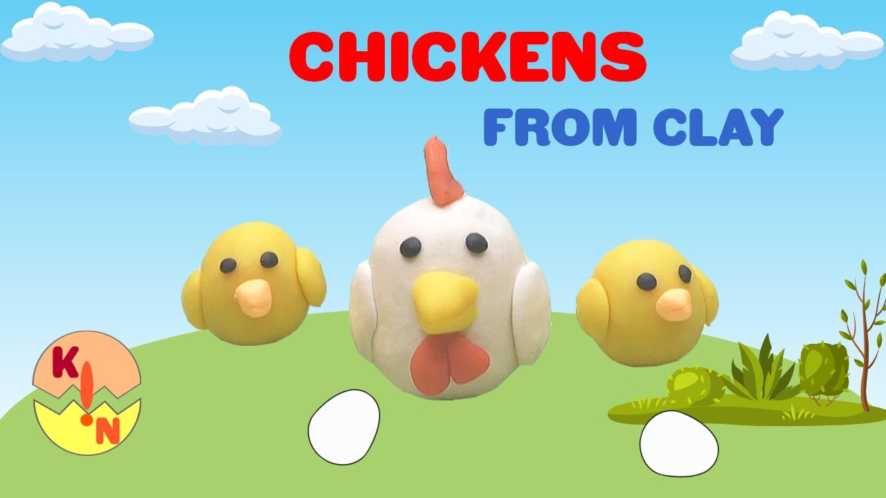 Learn How to Make Chicken and Chicks from Clay | Play doh for Kids ...