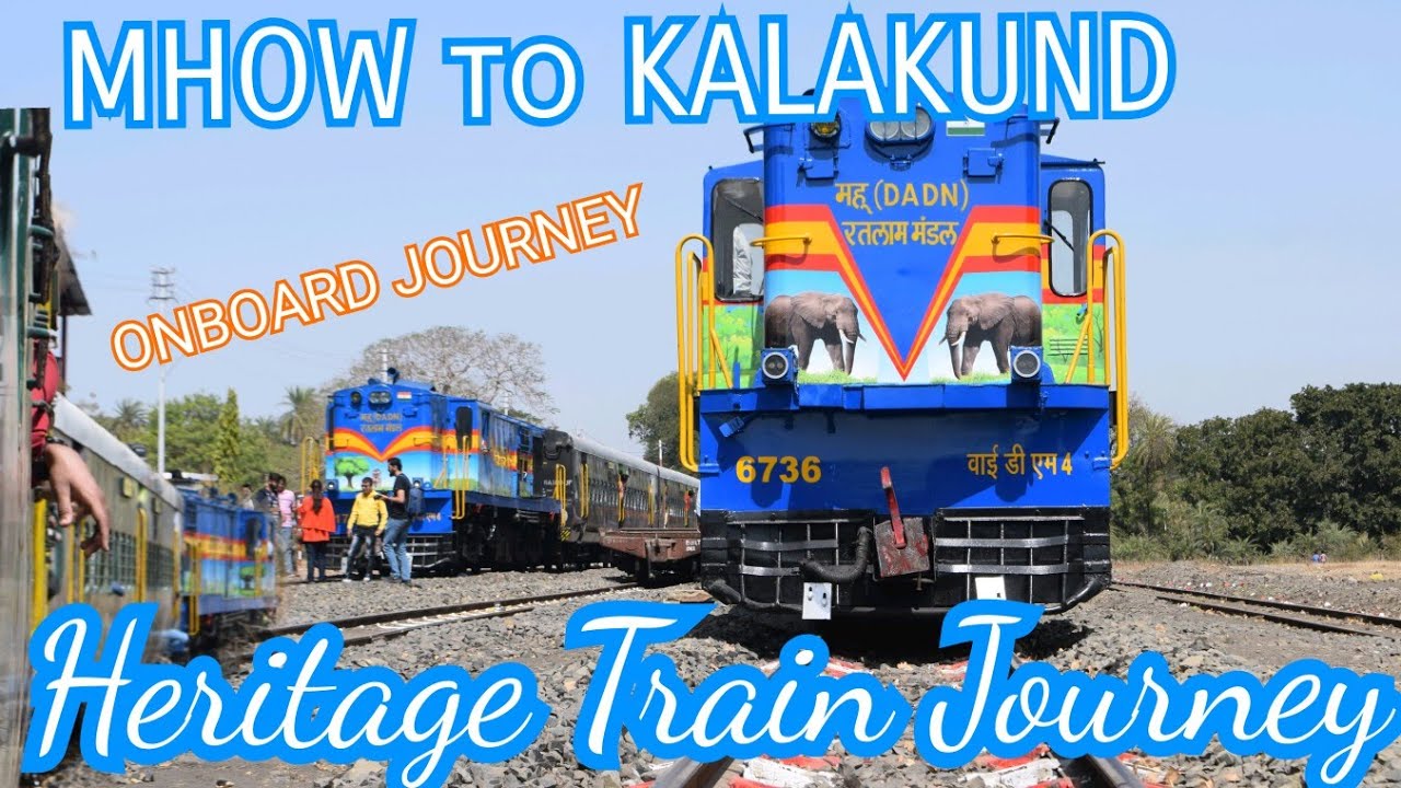 MHOW to KALAKUND Heritage Train | ONBOARD JOURNEY #Travelvlog5 - YouTube