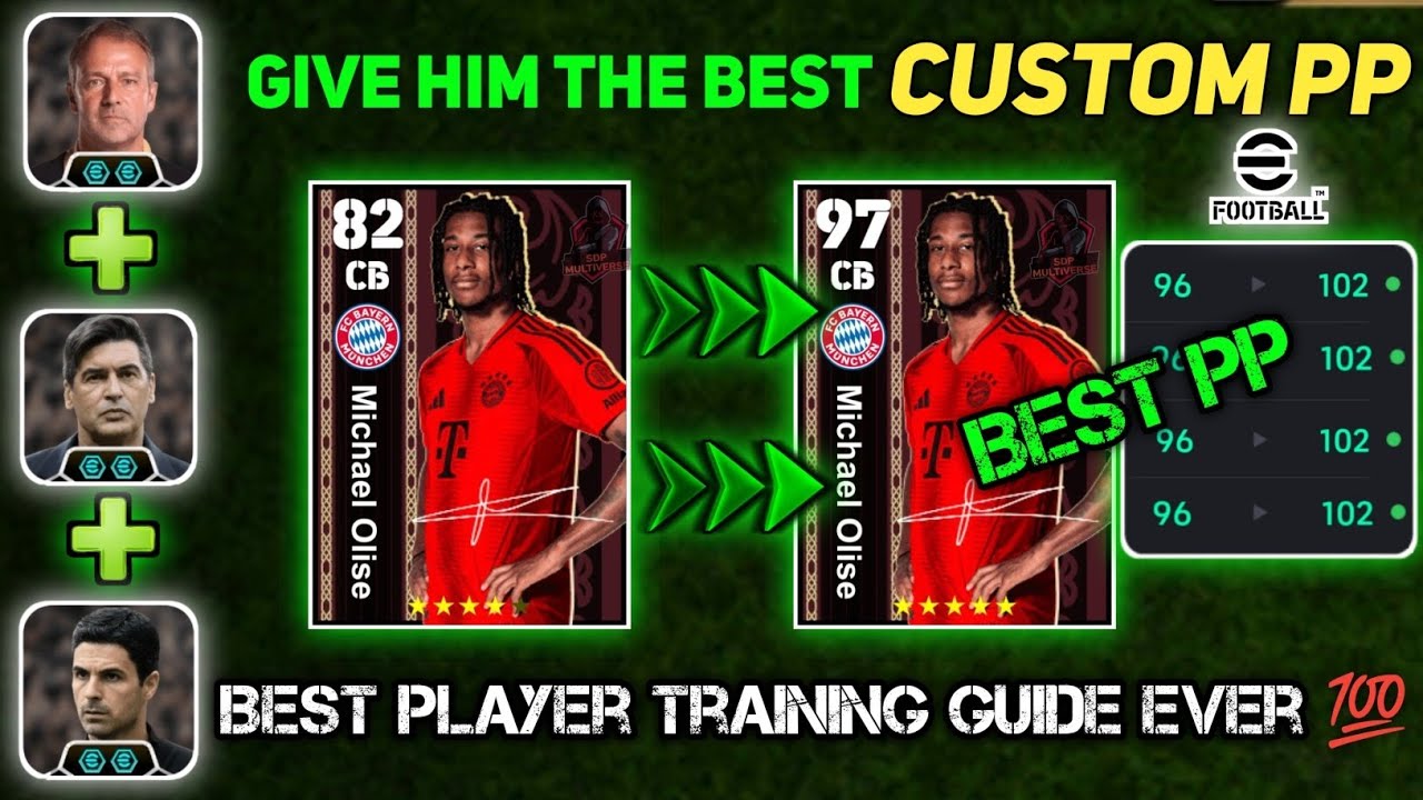 How To Train CB Michael Olise In Efootball™ | New CB Olise Training ...