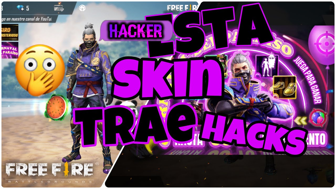 ESTA SKIN TRAE HACKS.!! *epico* //verlo hasta el final😱⚡️ - YouTube