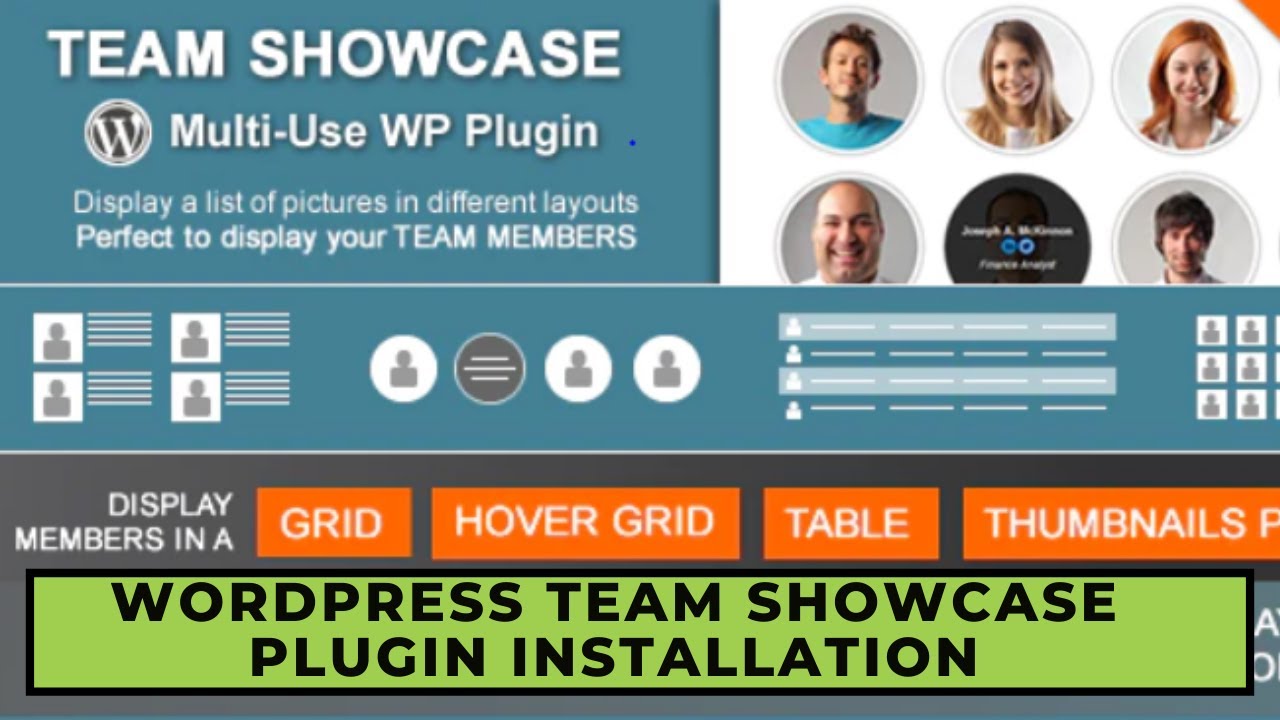 Wordpress Team showcase Plugin best plugin download 100% GPL plugin ...