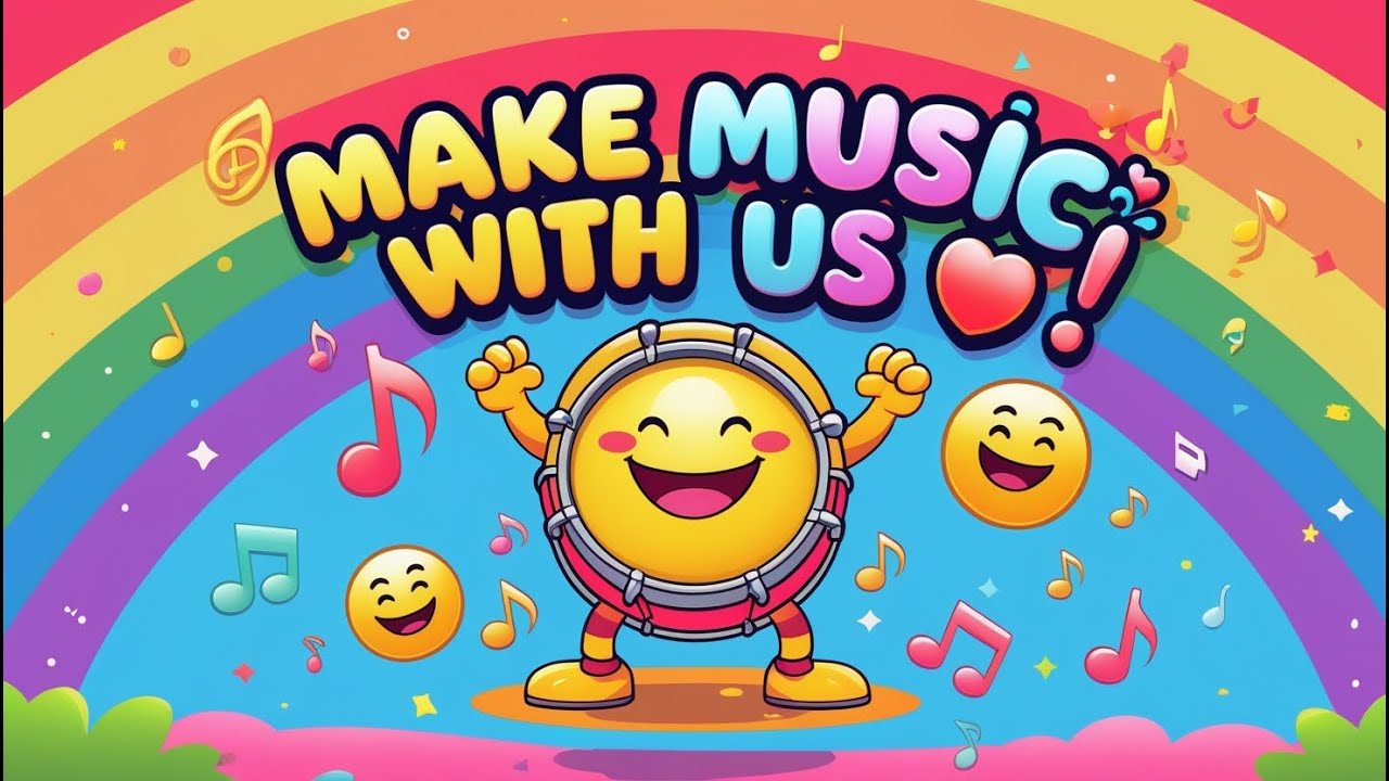 Let’s Make Music! 🎵 Fun Kids' Song About Instruments | Toddlers Time ...