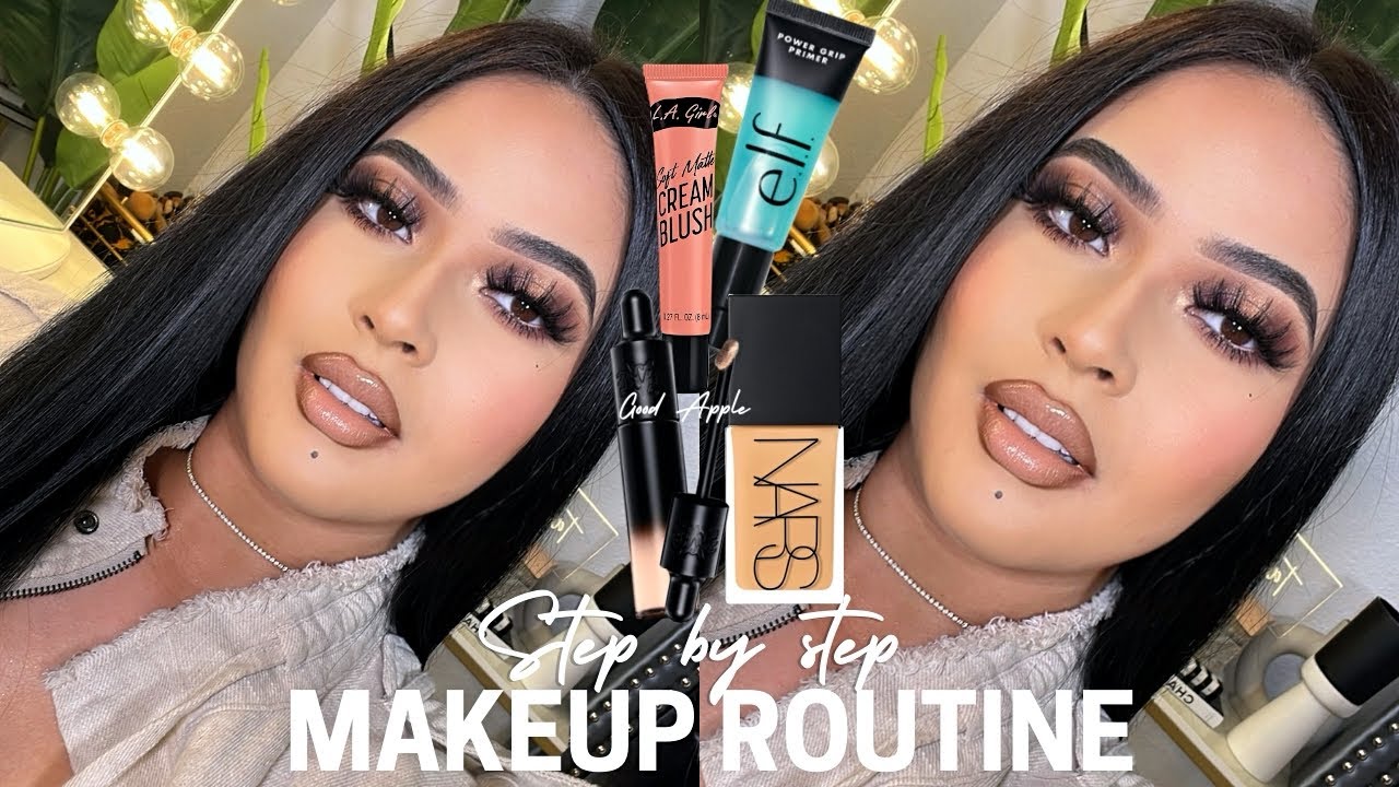 *UPDATED* Go-To Flawless DATE NIGHT Makeup Routine + Straight Hair ...