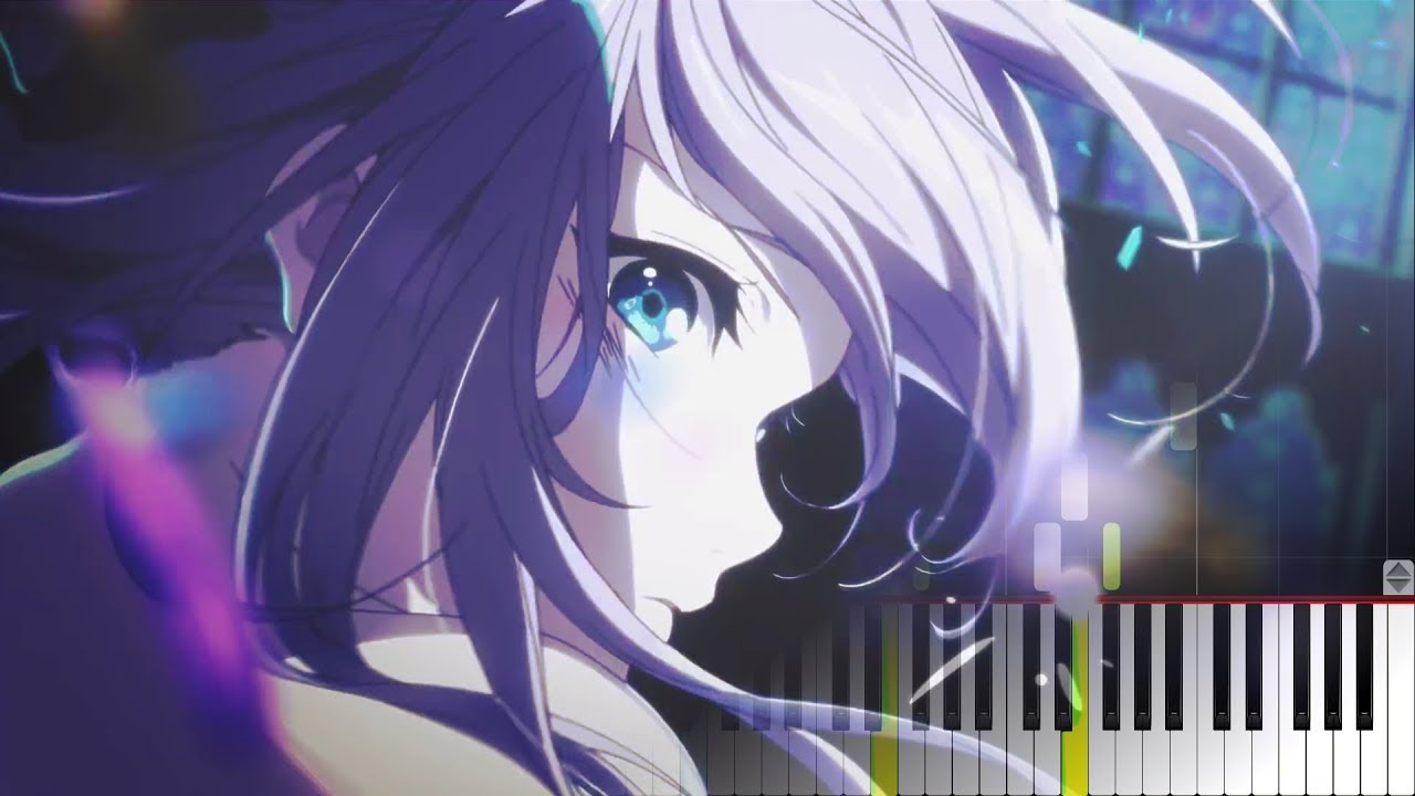 Violet Evergarden ED - Michishirube Piano Cover Synthesia - YouTube