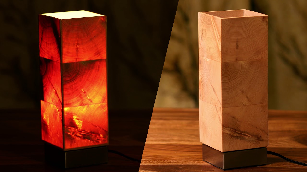 bernstein.wald - World’s first healthy wooden ambient LED lamps - YouTube