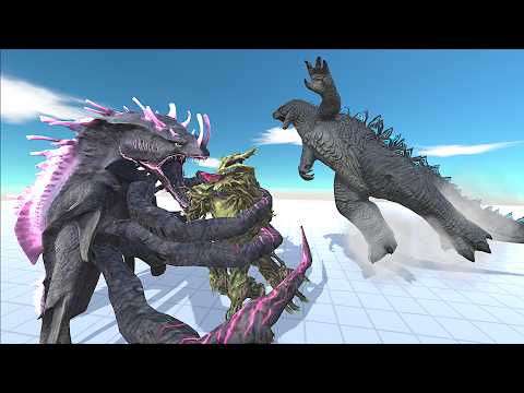 Forest Titan fight side by side with Godzilla protect the city from strike of Titan X