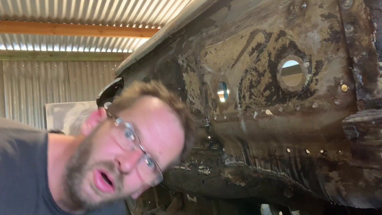 Chassis rails on the 260z - YouTube