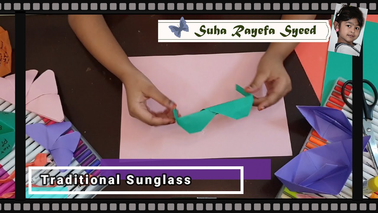 Origami Sunglass Origami Sunglasses For Her How To Make Origami Sunglasses Paper Folding