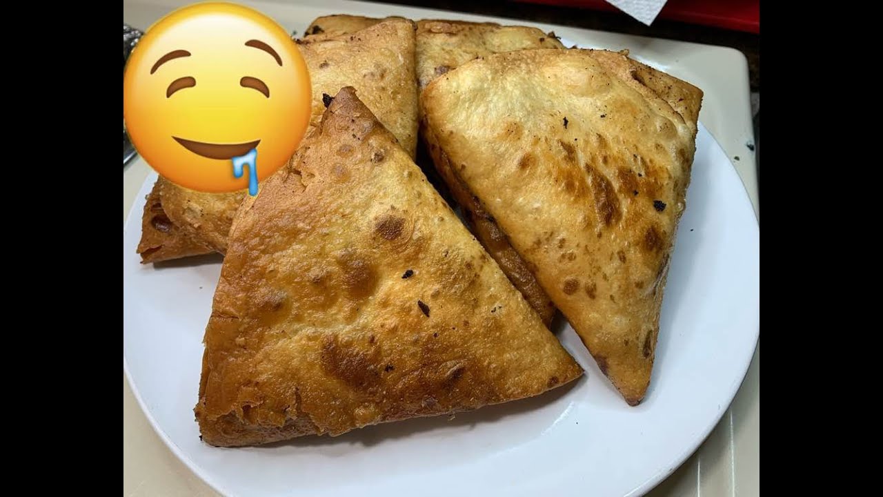 CHICKEN TACO SAMOSAS!!! aka triangle tacos - YouTube