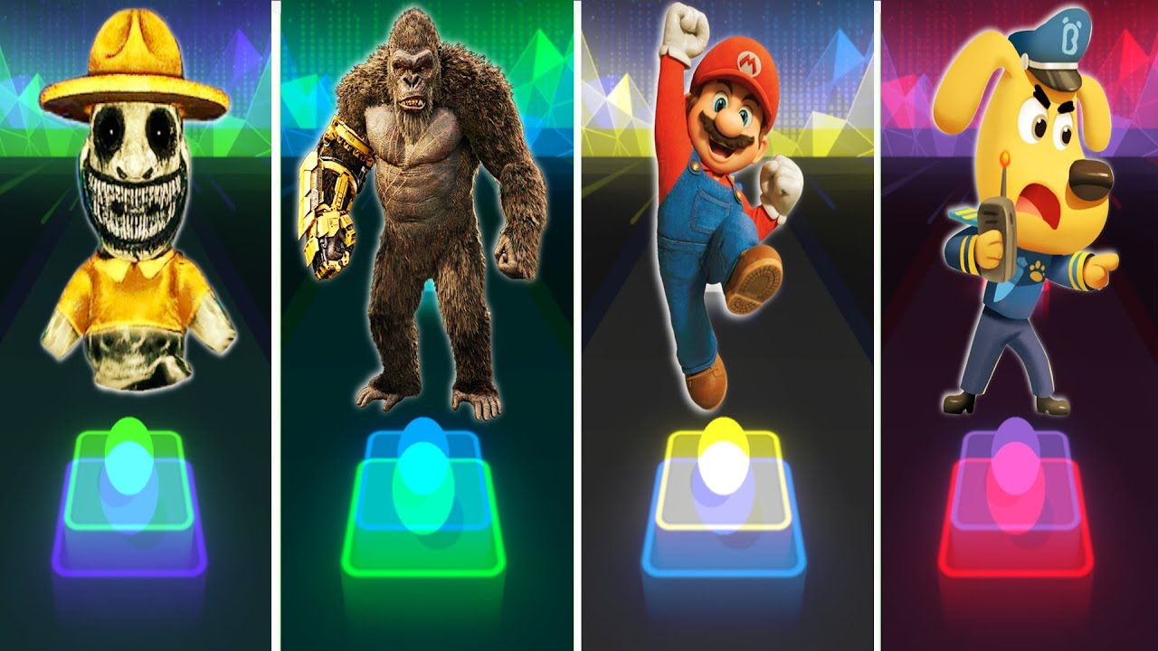 PJ Masks Zookeeper Horror Skunx 🆚 All King Kong 🆚 Super Mario 🆚 Sheriff ...