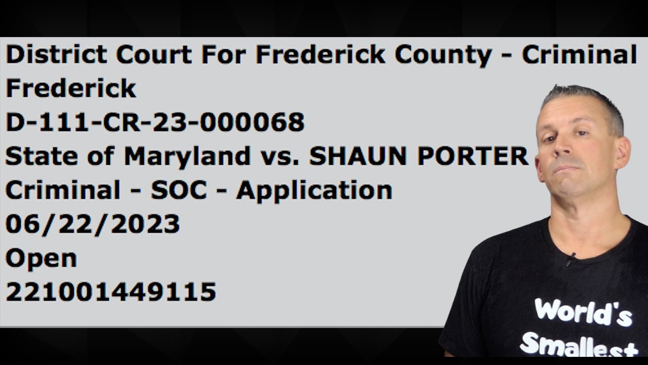 BREAKING: YouTuber Shaun Porter To Be Charged With Six Misdemeanors ...