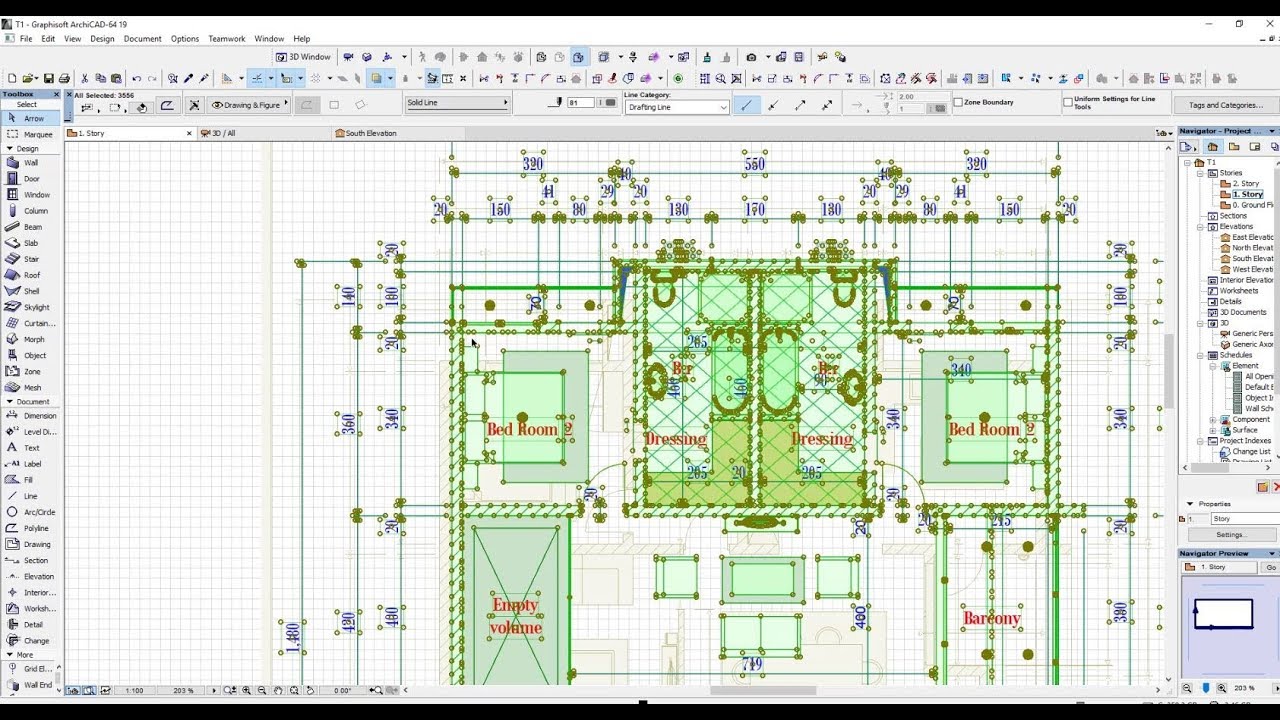 ARCHICAD TUTORIAL - BEAUTIFUL STORED HOUSE DESIGN PART 1 ( Import pdf ...
