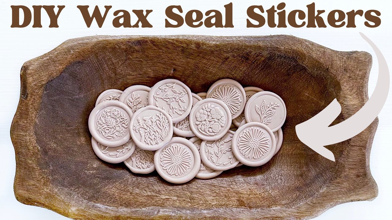 DIY Wax Seal Stickers - YouTube