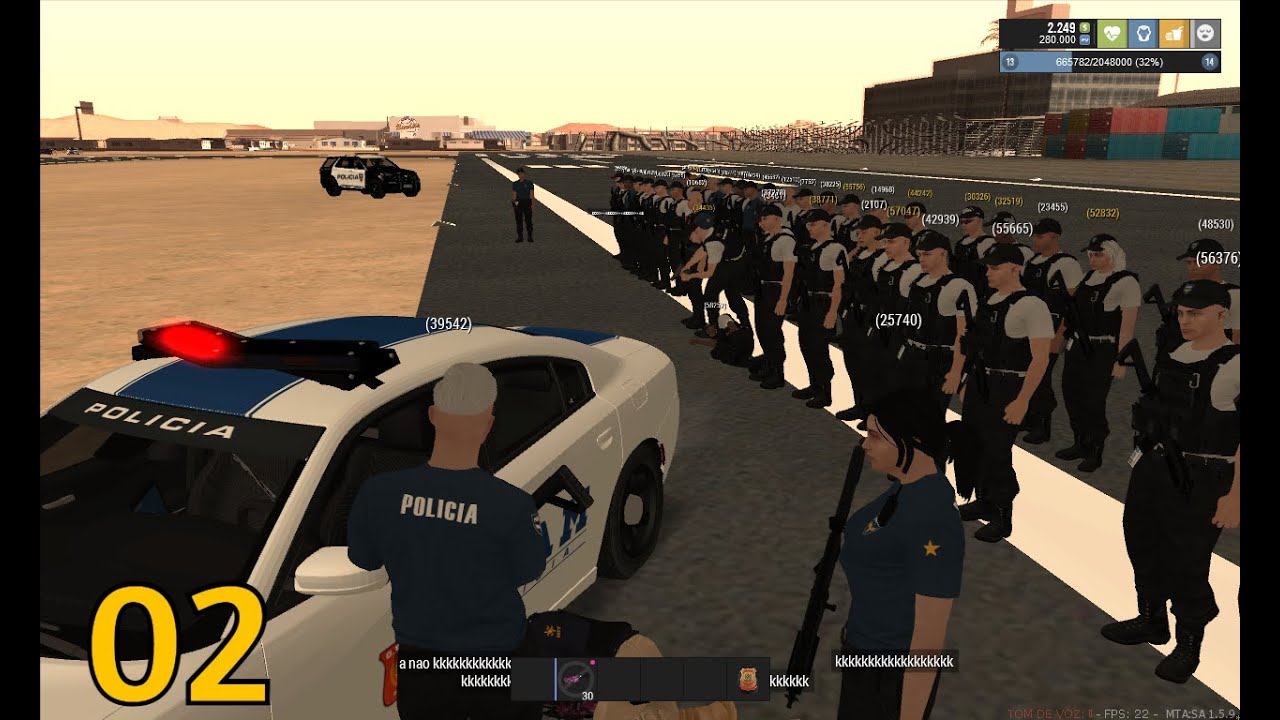 GTA MTA RP - FIZ O CURSO DE ABORDAGEM DA POLICIA - Destiny Rp (3ª ...