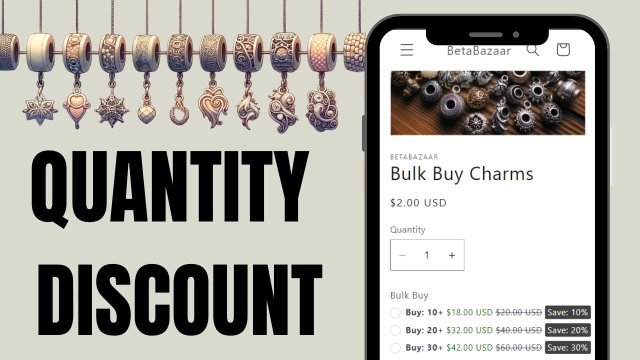 How to add a Quantity Discount to your products on Shopify - YouTube