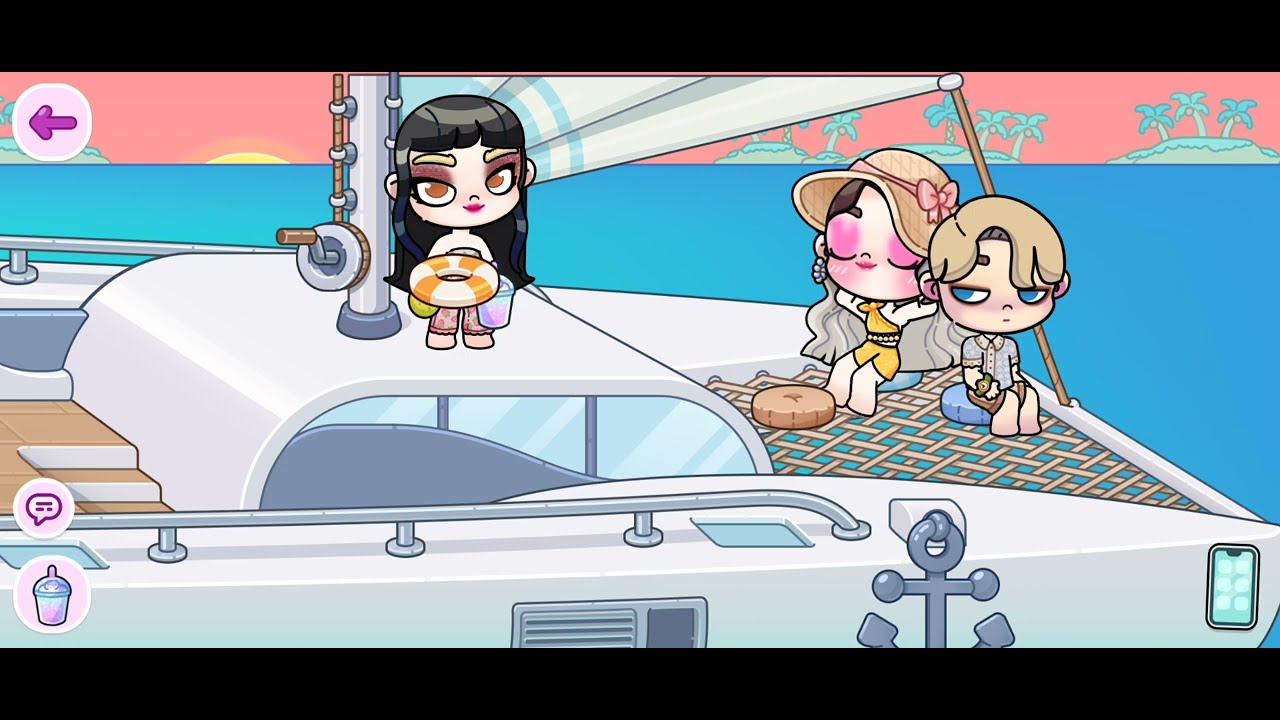 BEACH PARTY | Pesta di atas kapal VIP YACHT AVATAR WORLD - YouTube