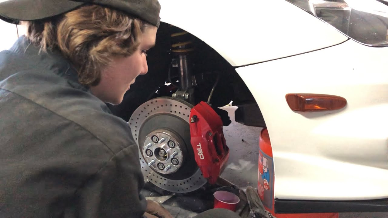 Installing TRD big brake kit on Clayton’s cursed Celica GT-S ...