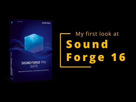 Sound Forge 16 - Why ? (first look) - YouTube