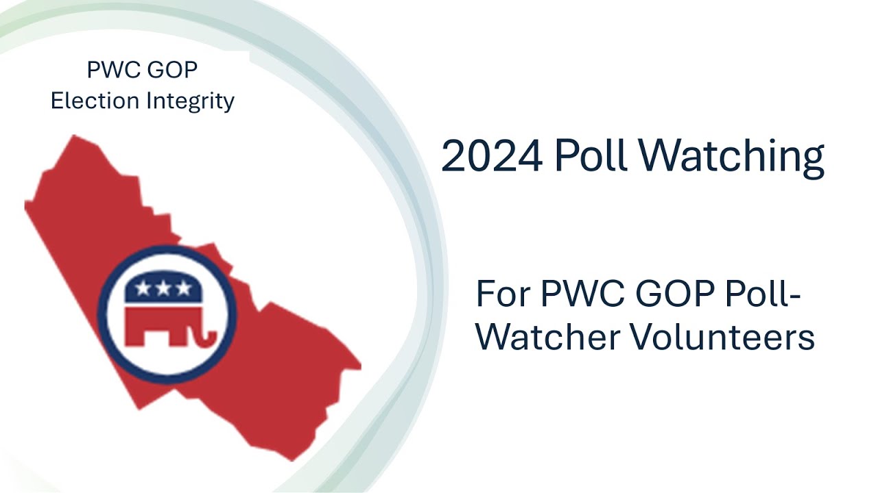 PWC GOP Poll-Watcher Initiation and Plan - YouTube