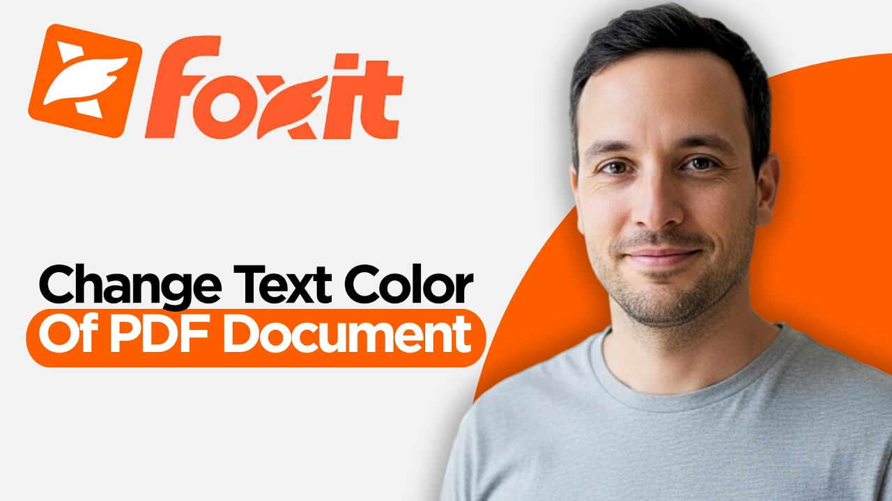How to Change Text Color of a PDF Document in Foxit PDF Editor (2026 ...