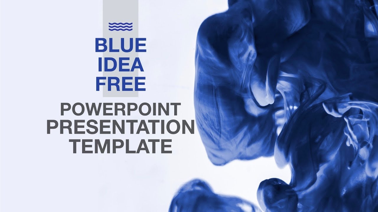 Blue Idea Free Powerpoint Presentation Template - YouTube