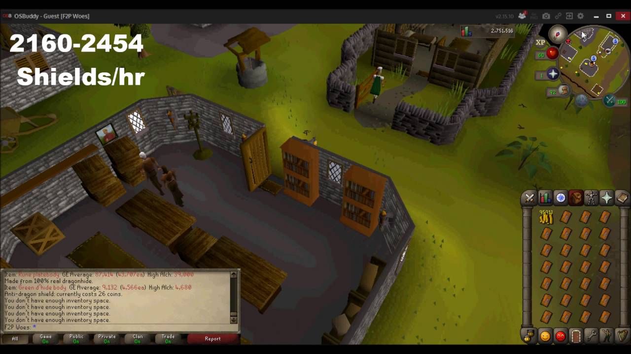 OSRS 200k GP/hr Anti-Dragon Shields - YouTube