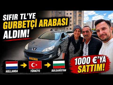 KAYSERİ'DEN 0 TL'YE GURBETÇİ ARABASI ALDIM! 1000 €'YA SATTIM! (Yabancı Plaka) | Gurbetçi Serisi #11