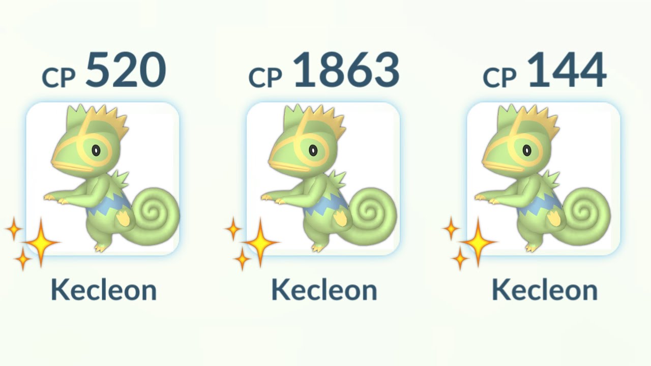 using Triple Shiny Kecleon Team in Pokemon GO. - YouTube