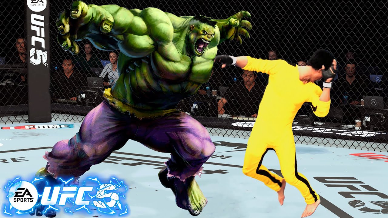 UFC5 Bruce Lee vs Incredible Hulk EA Sports UFC 5 PS5 - YouTube