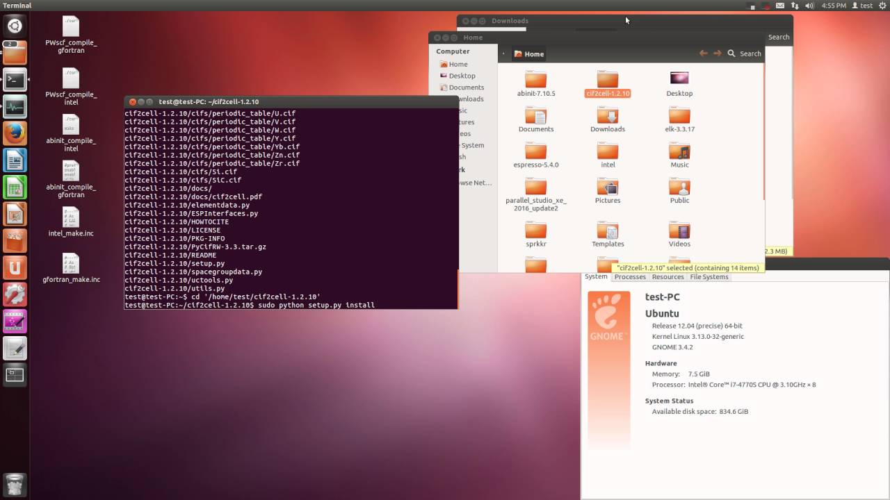 cif2cell install (silent) - YouTube