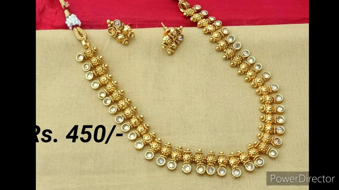 Long Gold mala collection - YouTube