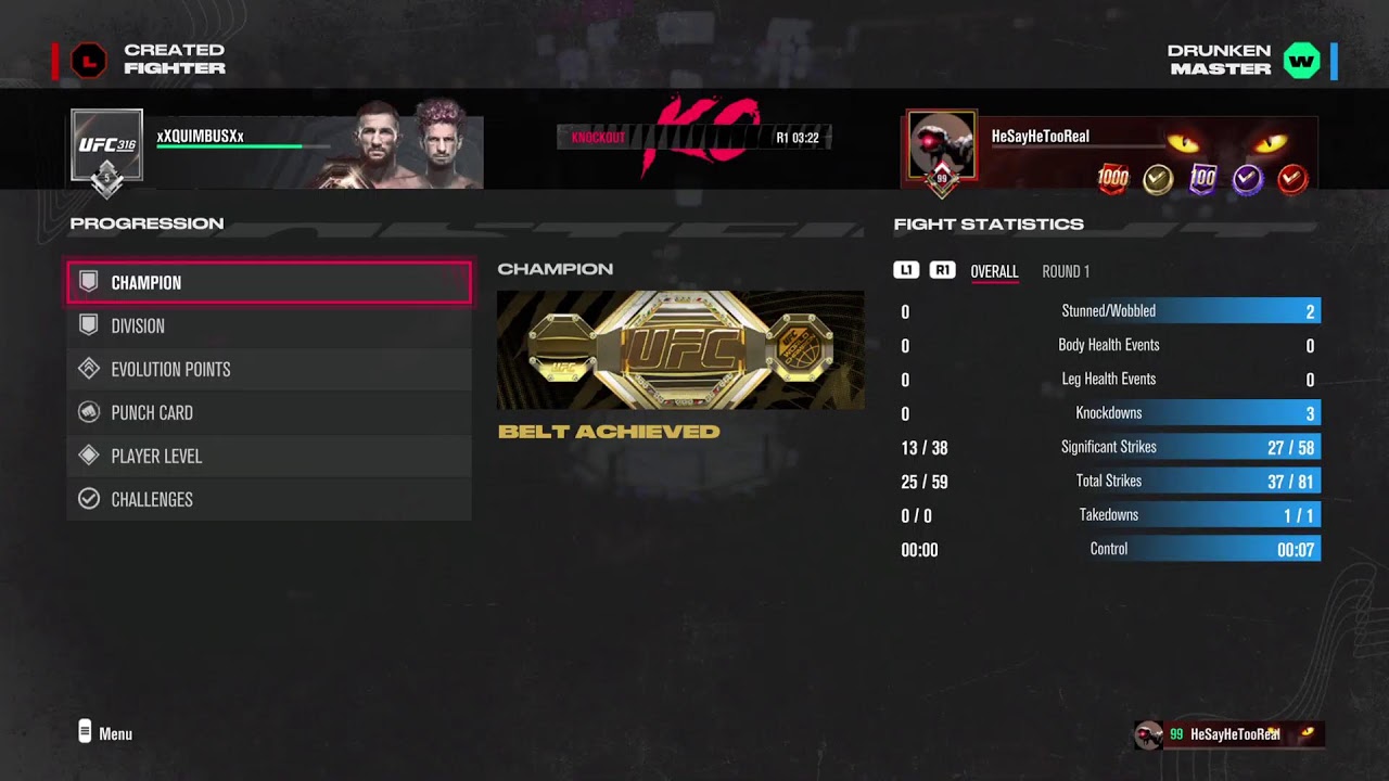 UFC 5 Drunk Fighter - YouTube