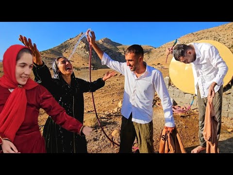 😂💦 Fatemeh and Arash’s Joy in the Mountains | Forgetting the Hard Days of Homelessness ⛰️❤️