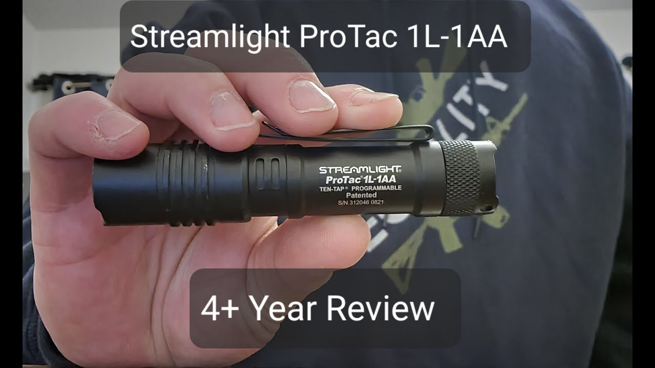 4 Year Review: Streamlight ProTac 1L-1AA #edc #tacticallife #flashlight ...