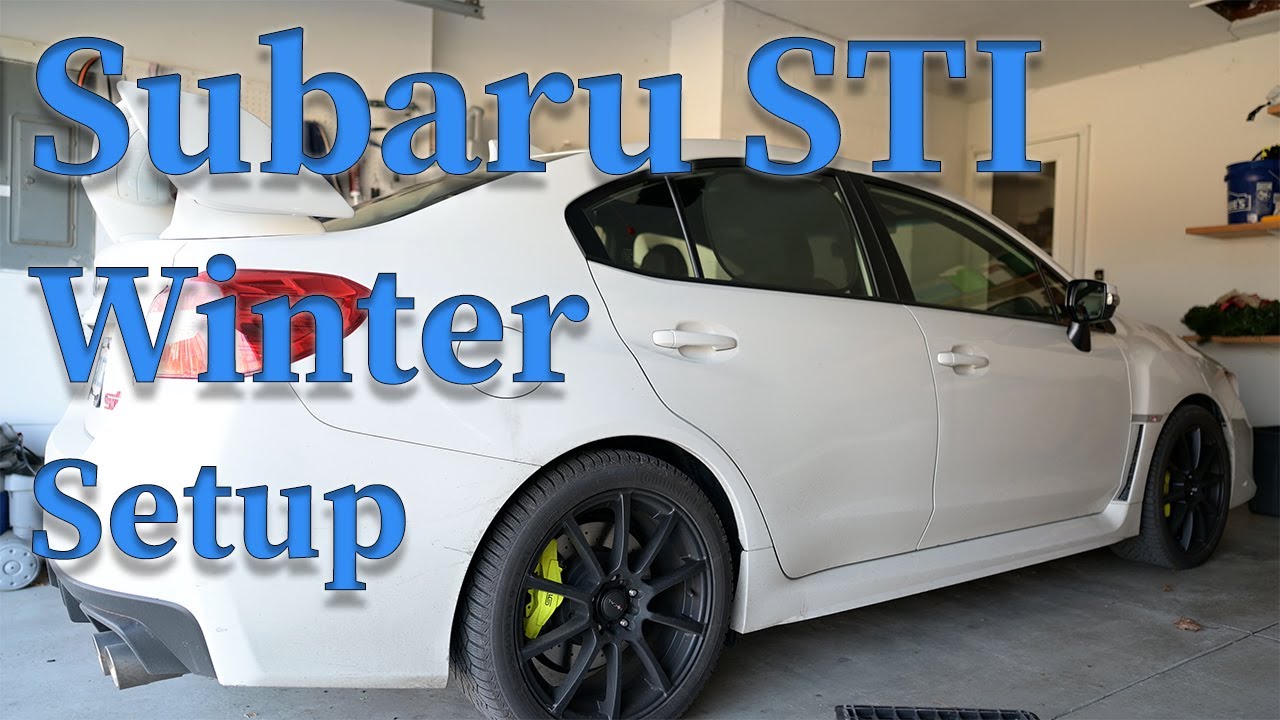 My Subaru WRX STI Winter Setup - Tires and Rims - YouTube