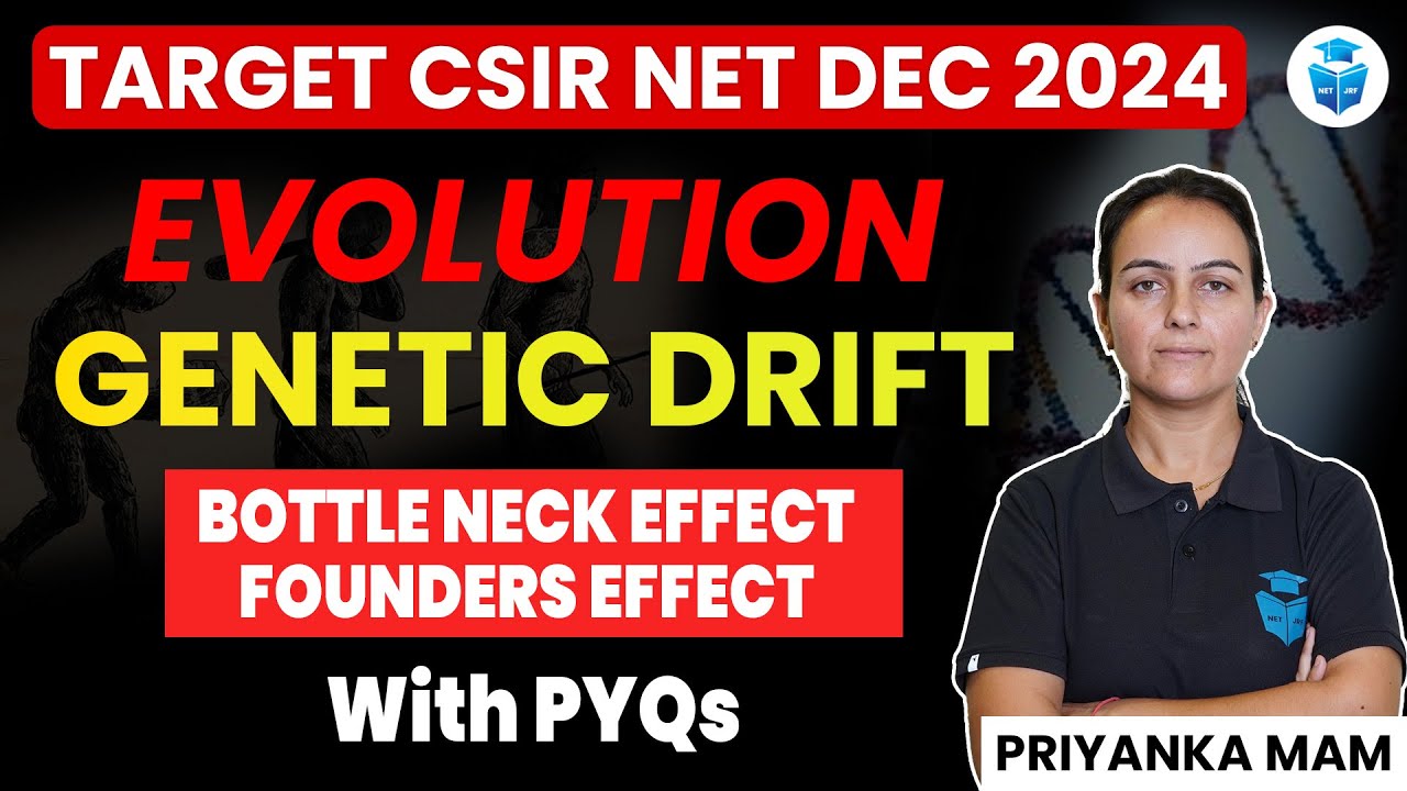 CSIR NET DEC 2024 | CSIR NET Life Science | Evolution | Genetics Drift ...