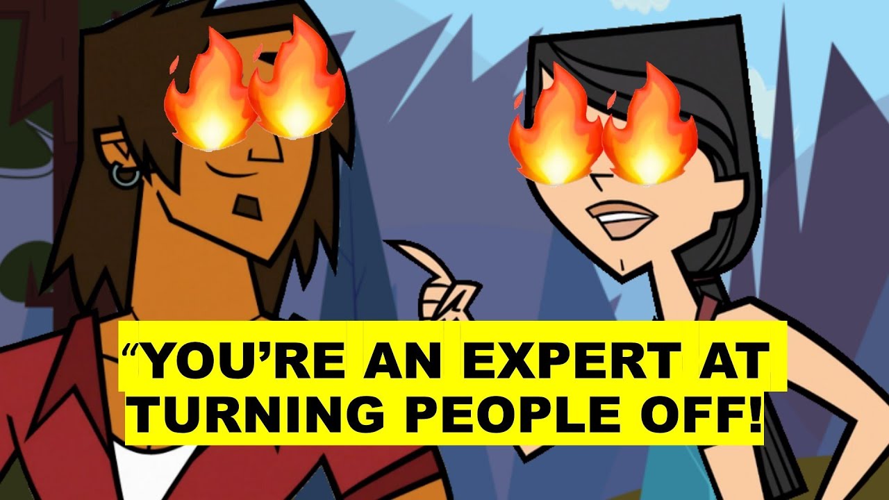 Alejandro and Heather roasting each other on Total Drama World Tour for ...