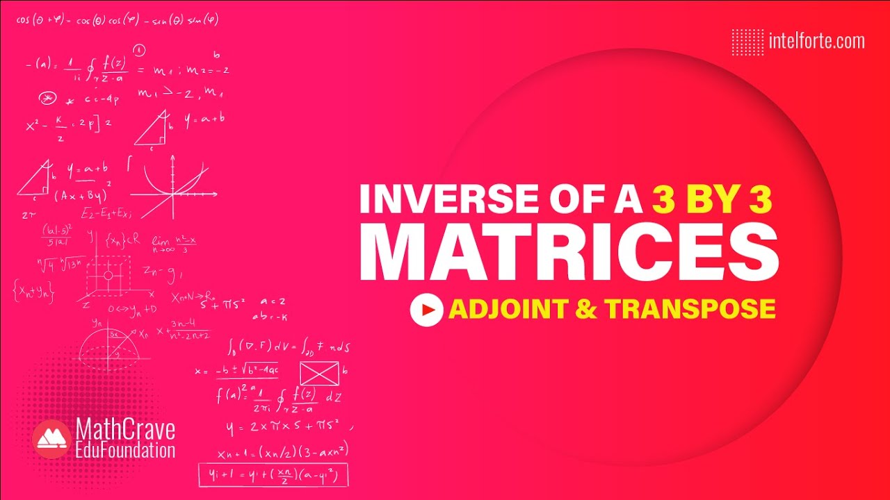🔄 Inverse of a 3x3 Matrix Using Cofactors & Adjoint! | Ultimate ...