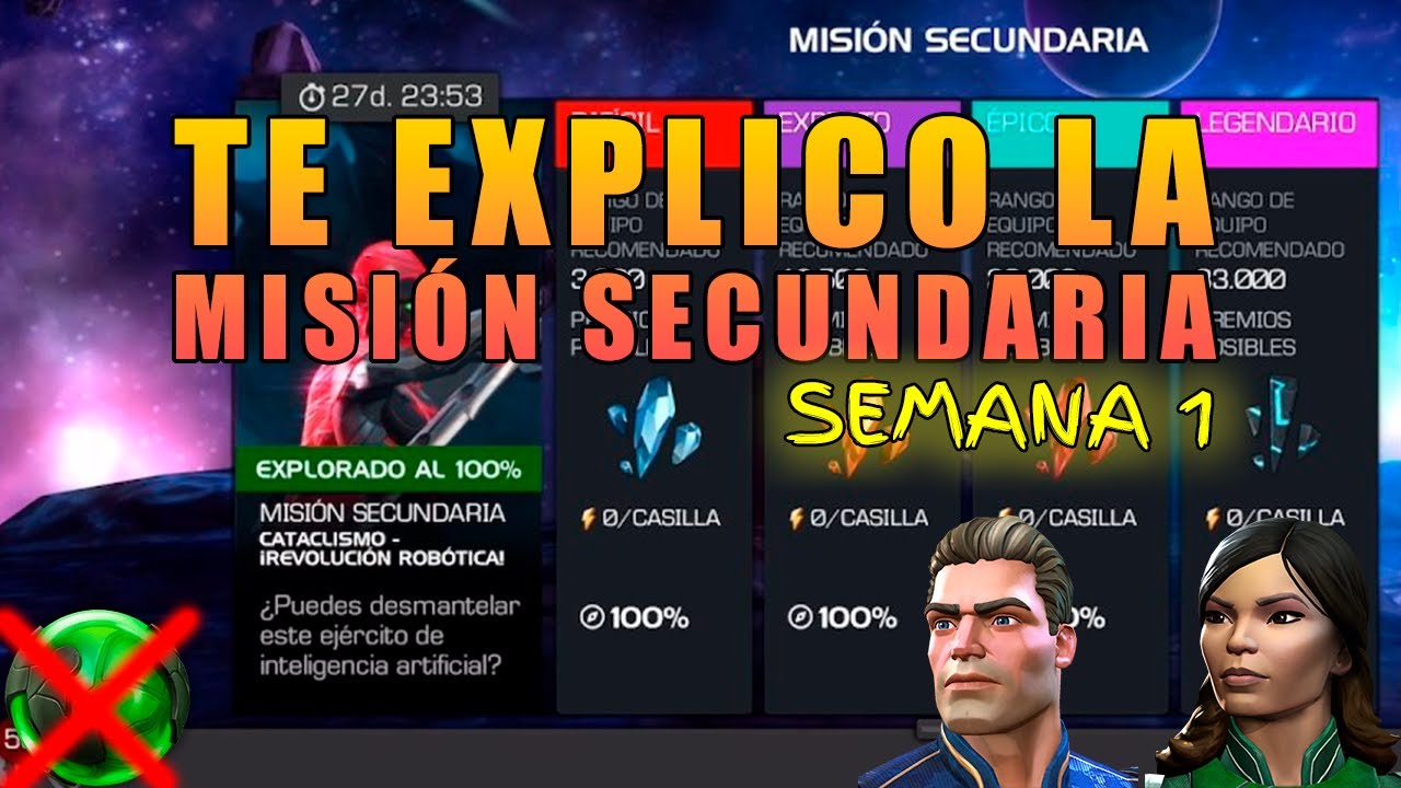 TE EXPLICO LA MISIÓN SECUNDARIA | PURO ROBOT 😋 | MCOC - YouTube
