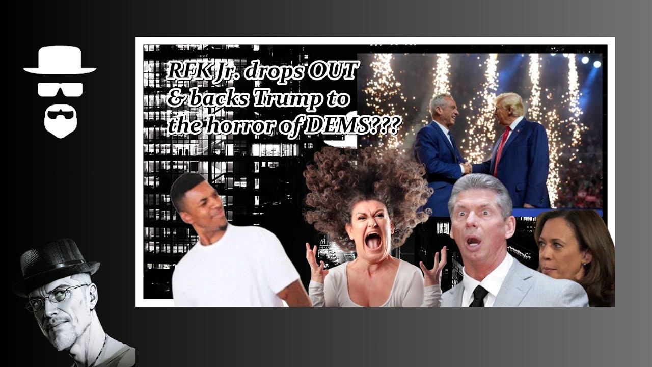 RFK JR DROPS OUT & BACKS TRUMP...DEMS CRY...WHY??? - YouTube