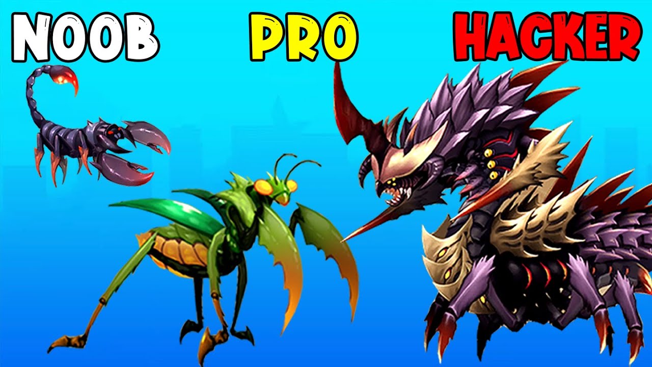 NOOB vs PRO vs HACKER - Insect Evolution Full Gameplay Android,iOS (Part 226) - YouTube