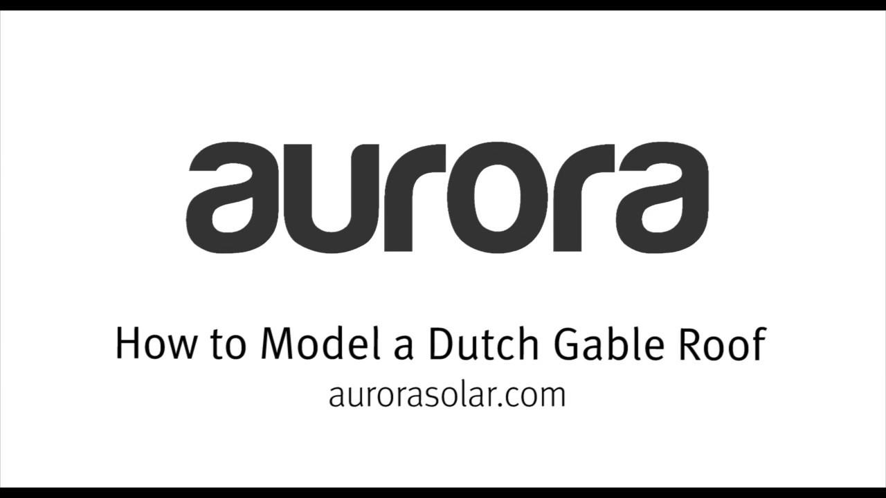 How to Model a Dutch Gable Roof (Attic Overhang) - YouTube
