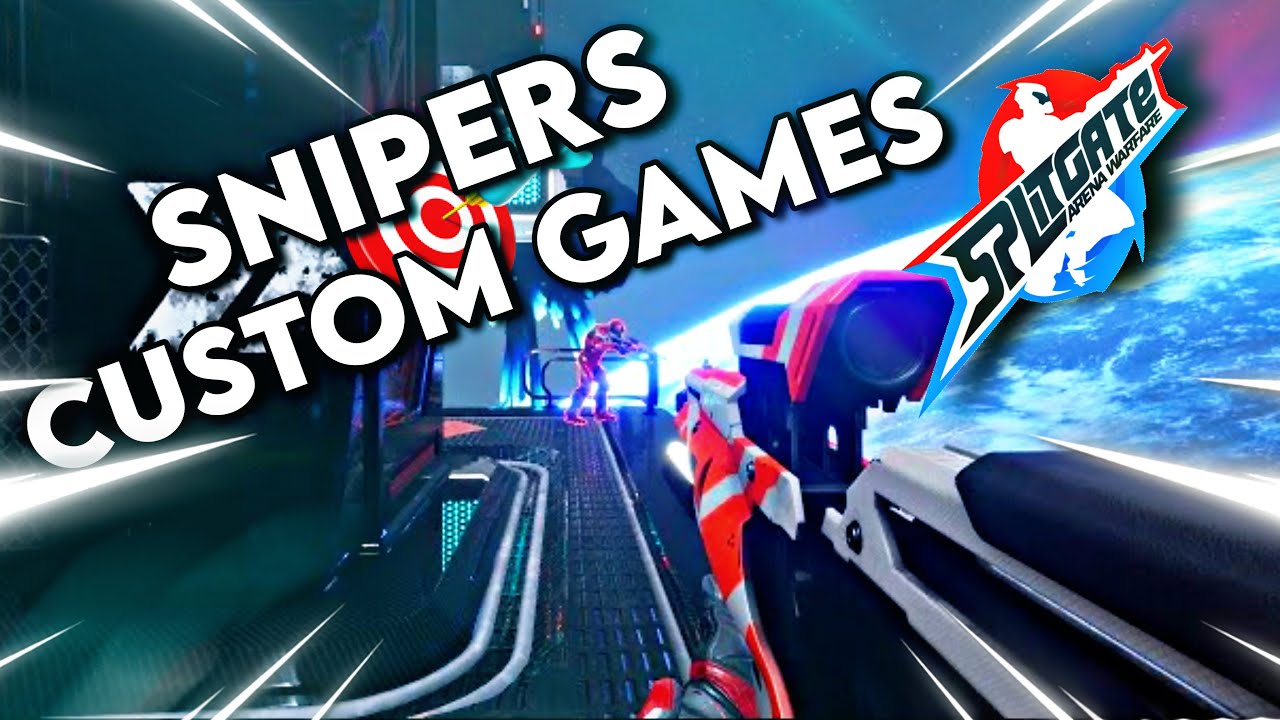 FULL lobby of QUICKSCOPING PROS go at it on the SPLITGATE stadium! (Splitgate Funny Moments ...