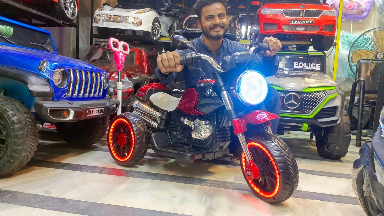 RC Little BIke Red Color Kids Toys / Battery operated Bike For Kids ...