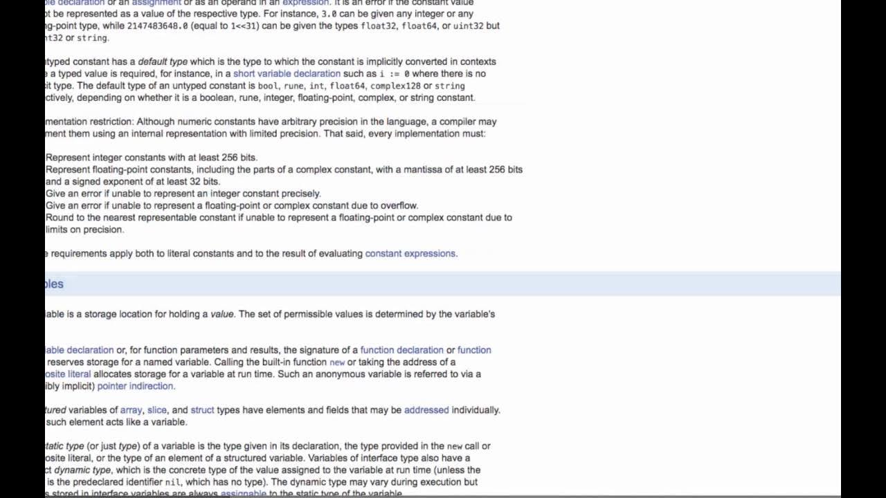 Golang package main func main variables - YouTube
