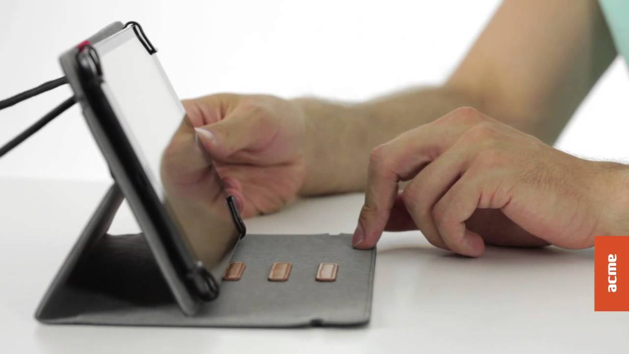 ACME LOOP Tablet cover-stand, 7"–8" - YouTube