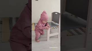 Комбинезон "Моно" пудра для детей до 1 года